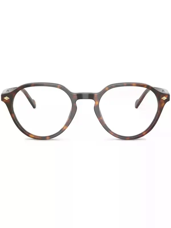 VOGUE EYEWEAR Round Frame Eyeglasses - Brown