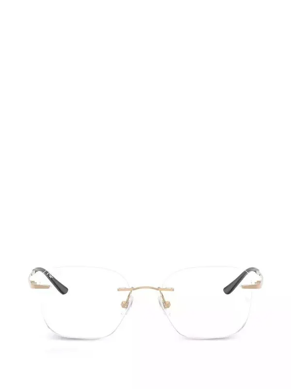 Ray-ban Rimless Glasses - Gold