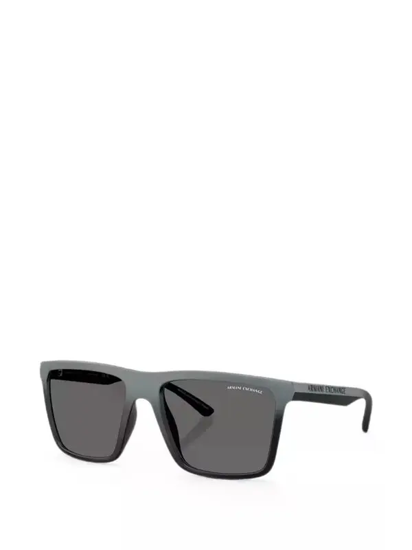 Armani Exchange Matte-finish Square-frame Sunglasses