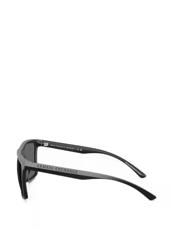 Armani Exchange Matte-finish Square-frame Sunglasses