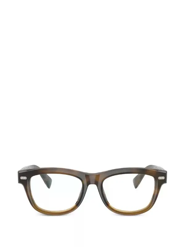 Brunello Cucinelli Square-frame Glasses - Brown