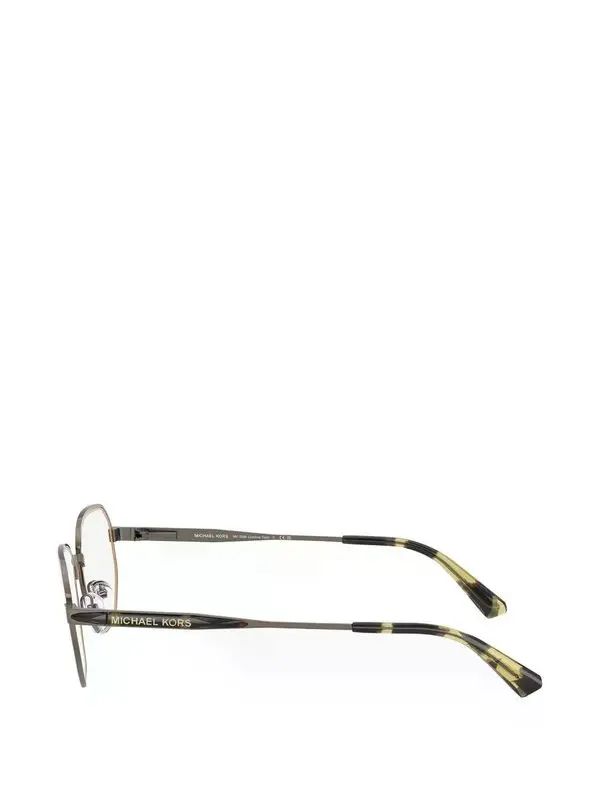 Michael Kors Joshua Tree Geometric Metal-frame Glasses