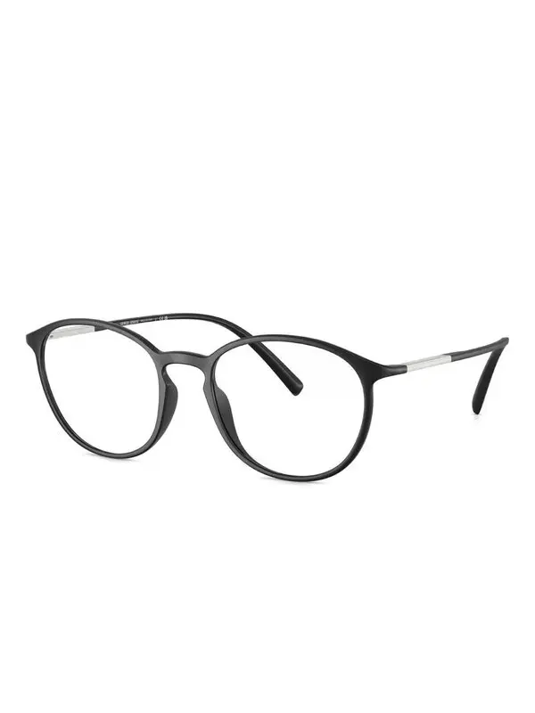 Giorgio Armani Metal-rim Round Glasses