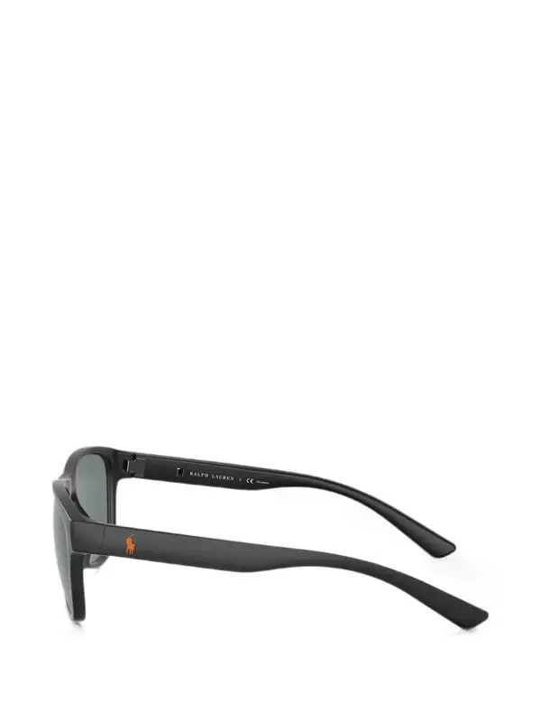 POLO RALPH LAUREN EYEWEAR Matte-finish Rectangle-frame Sunglasses