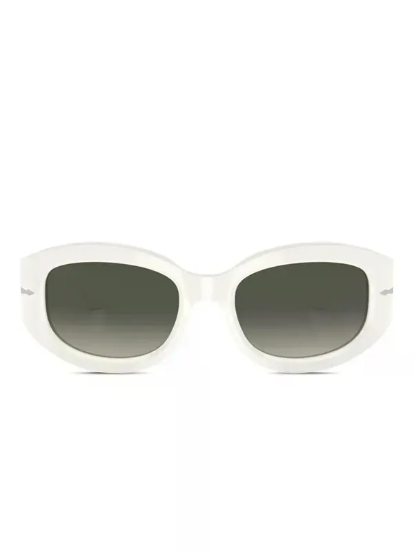 Persol Oval Frame Sunglasses - White