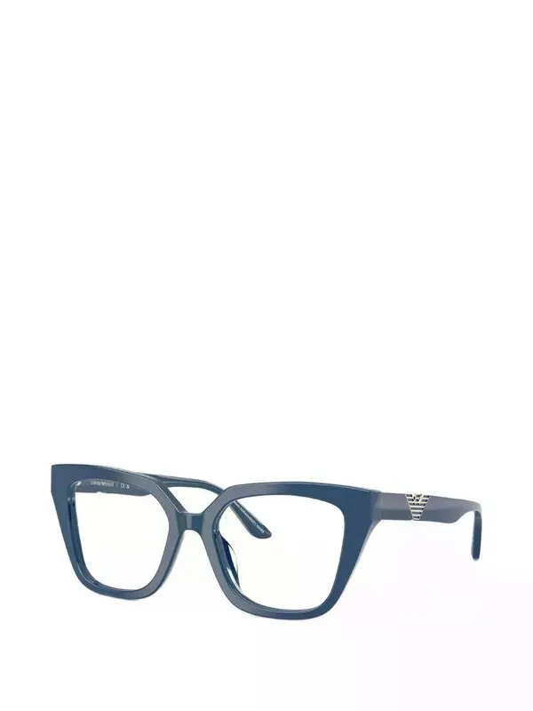 Emporio Armani Logo Detail Frames - Blue