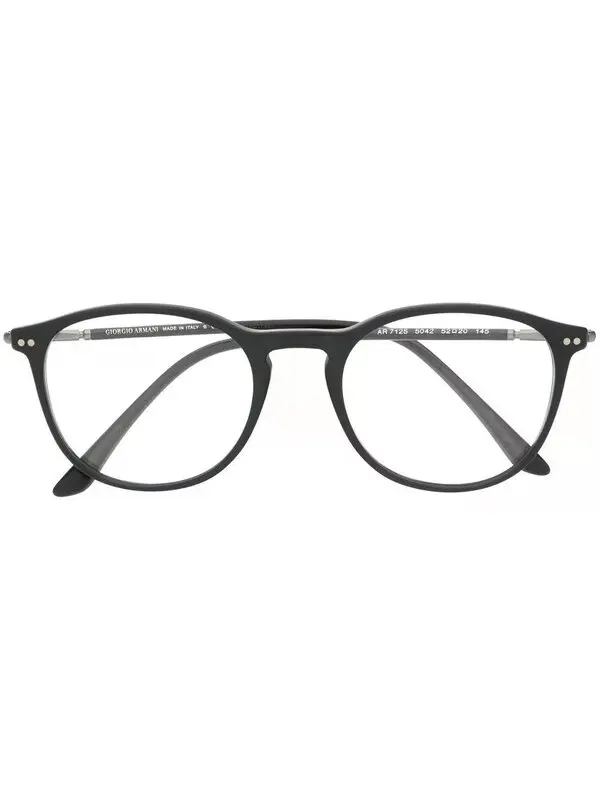Giorgio Armani Ar7125 Round-frame Glasses - Black