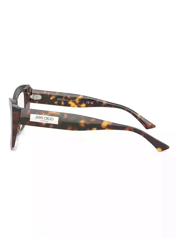JIMMY CHOO Havana Cat-eye Glasses