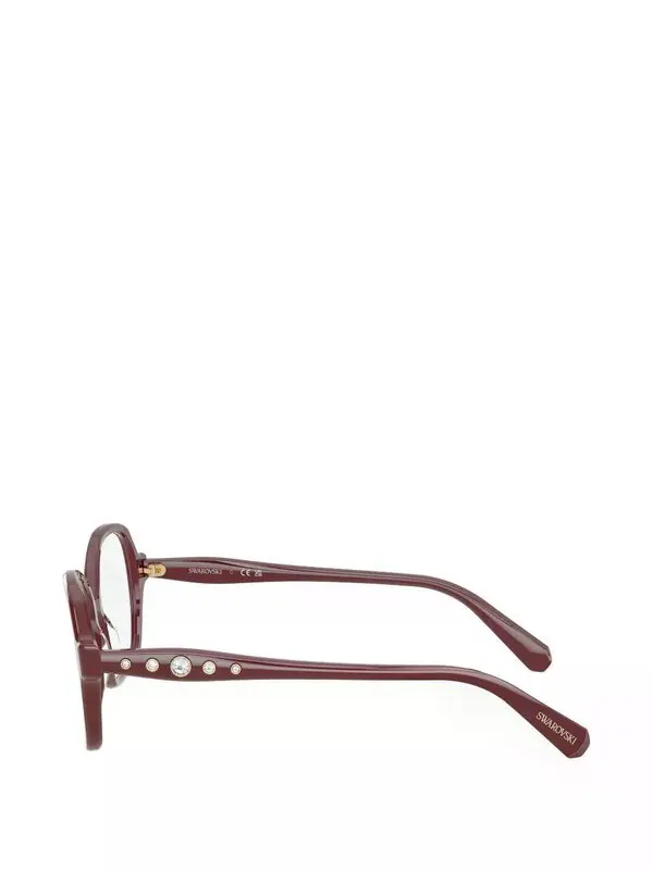SWAROVSKI Crystal-embellished Square-frame Glasses