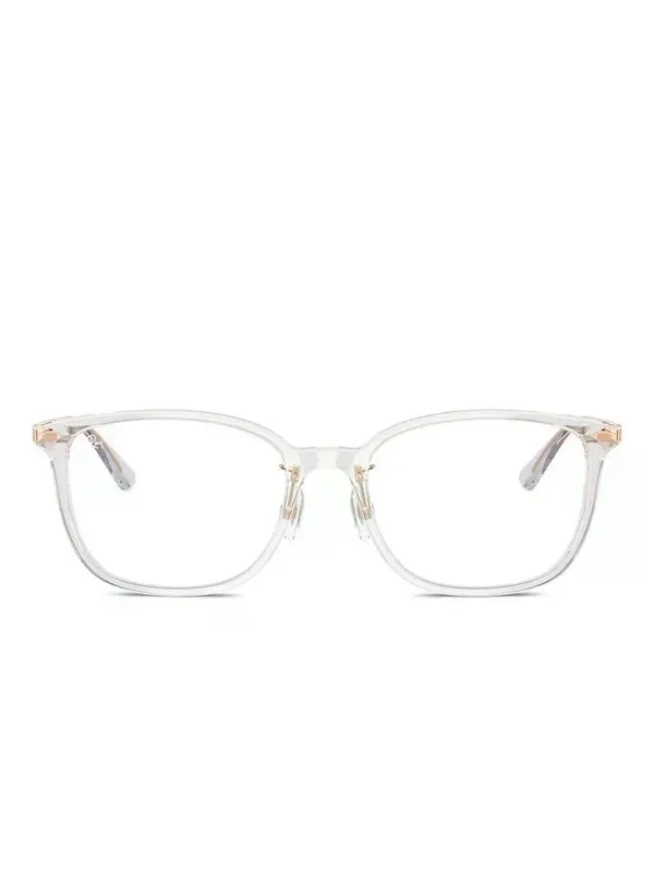 Ray-ban Rx5403d Rectangle Glasses - Pink