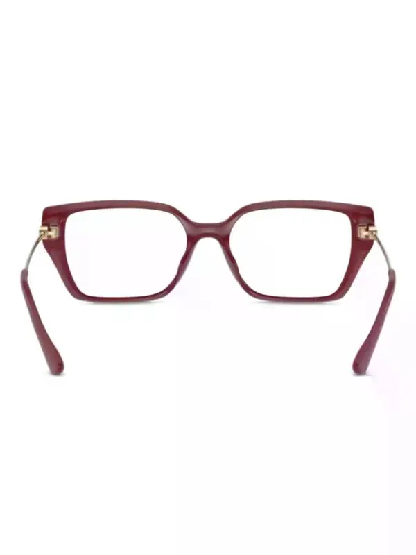 Michael Kors Crete Square-frame Glasses - Red