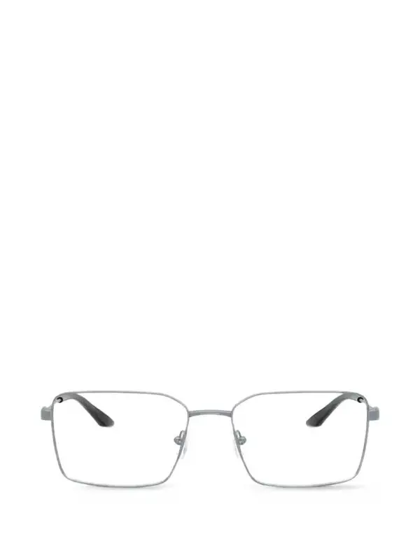 Armani Exchange Rectangle-frame Metal Glasses