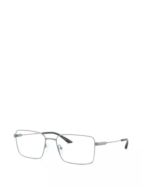 Armani Exchange Rectangle-frame Metal Glasses