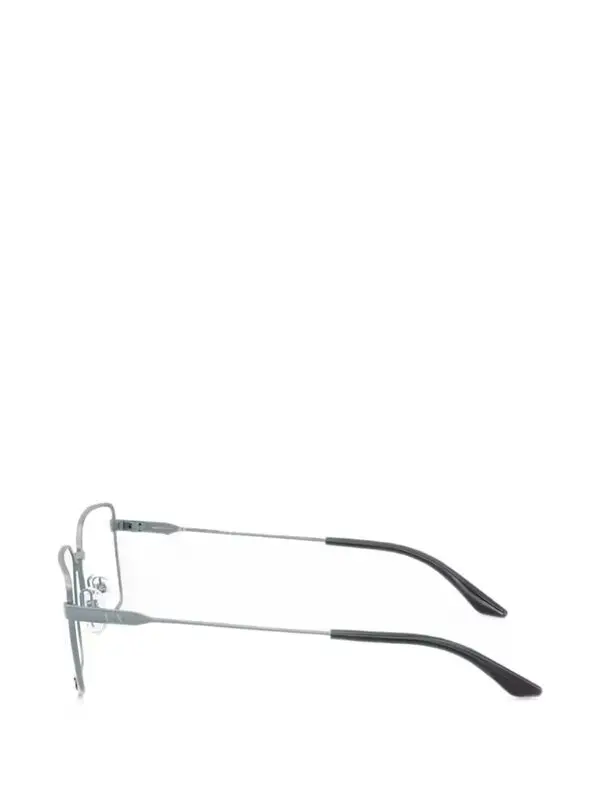 Armani Exchange Rectangle-frame Metal Glasses