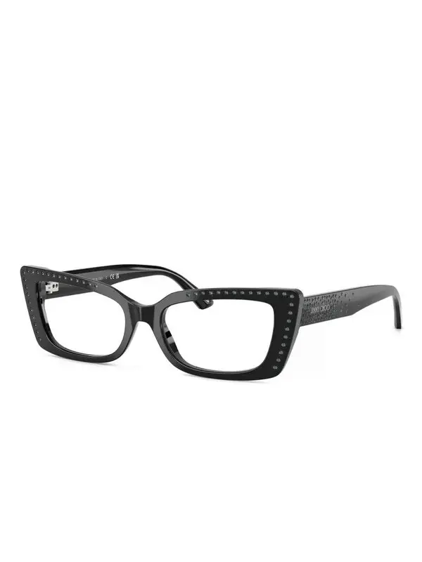 JIMMY CHOO Jc3018b Crystal-embellished Glasses