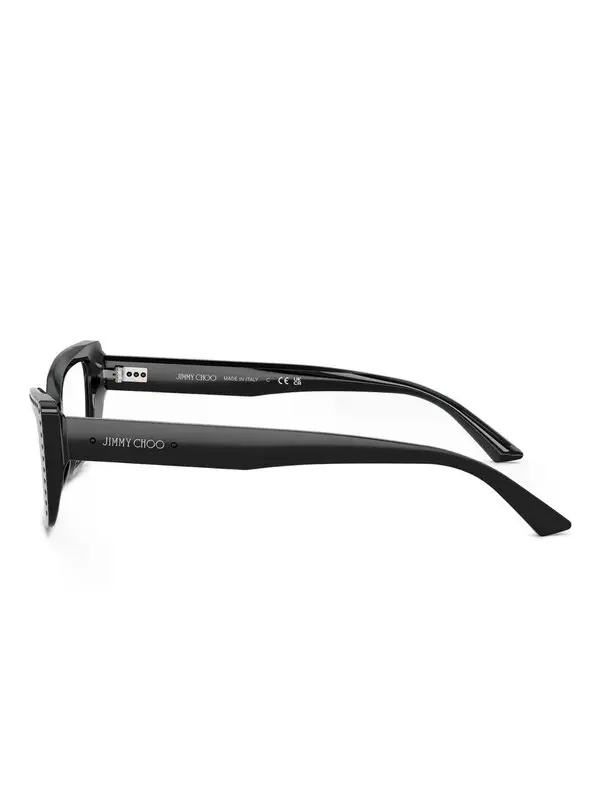 JIMMY CHOO Crystal-embellished Cat-eye Glasses