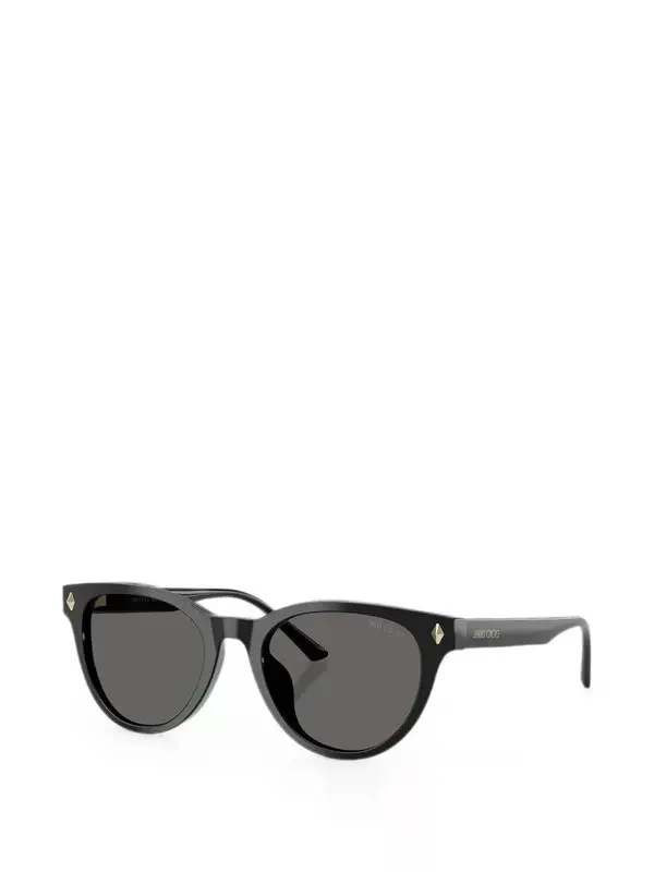 JIMMY CHOO Logo-print Cat-eye Sunglasses
