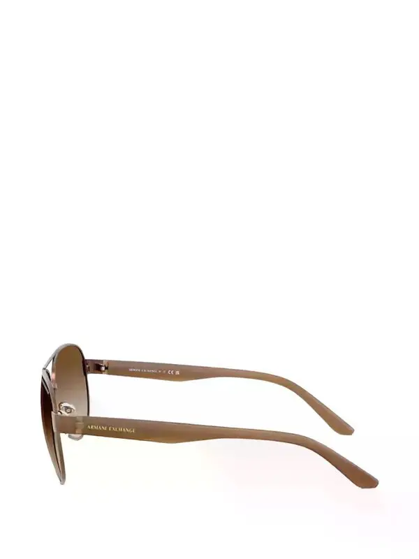 Armani Exchange Pilot-frame Gradient Sunglasses