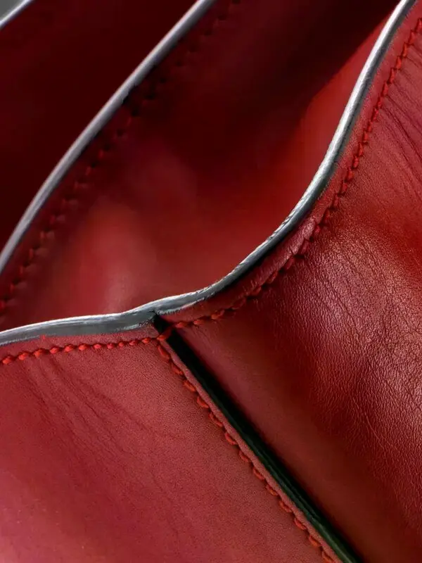 Gucci Nymphaea Top Handle Bag Leather Medium Satchel