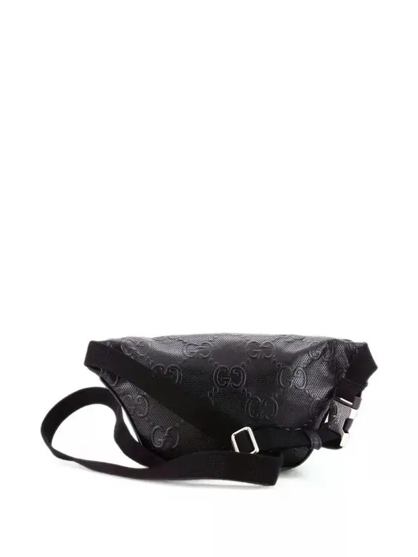 Gucci Gg Embossed Perforated Leather Small Belt Bag