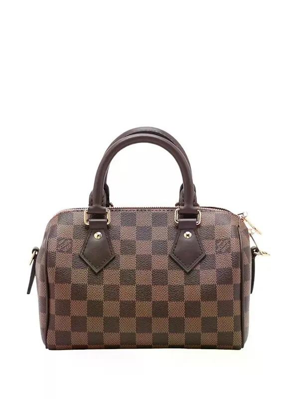 LOUIS VUITTON 2000-2026 Damier Ebene Speedy Bandouliere 20 Satchel