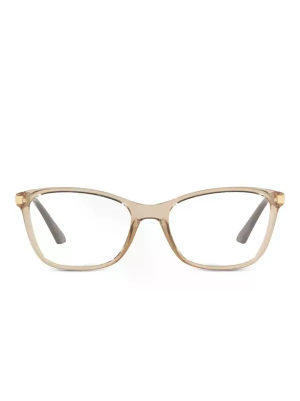 VOGUE EYEWEAR Rectangle Frame Eyeglasses - Neutrals