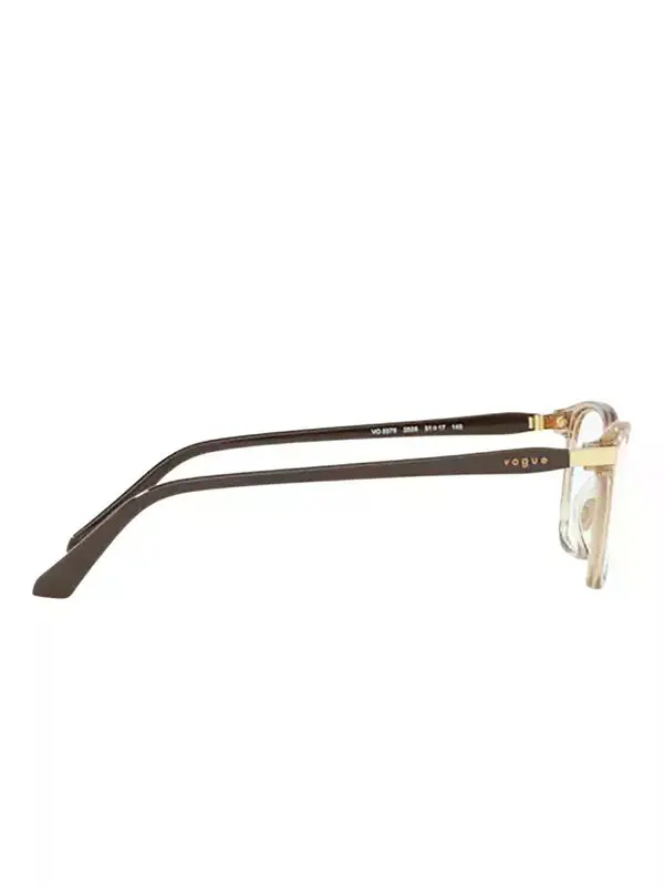 VOGUE EYEWEAR Rectangle Frame Eyeglasses - Neutrals