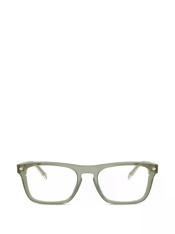 VOGUE EYEWEAR Rectangle Frame Eyeglasses - Green