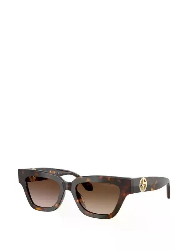 Giorgio Armani Logo Square-frame Sunglasses