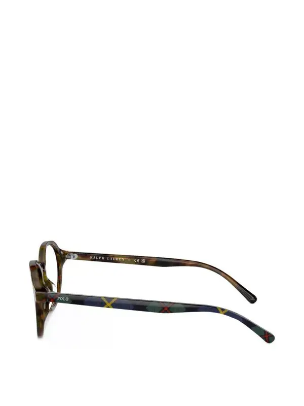 POLO RALPH LAUREN EYEWEAR Round-frame Tortoiseshell Glasses