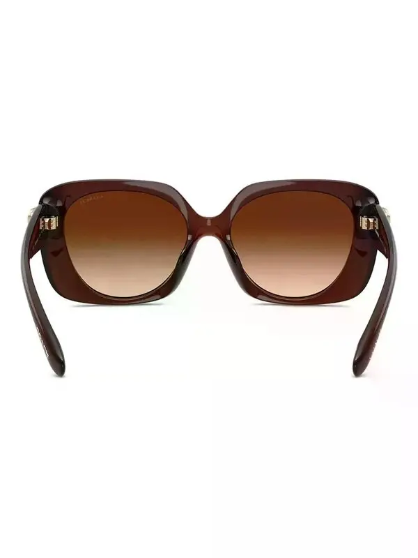 COACH Logo-plaque Square Sunglasses