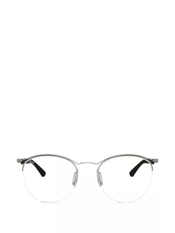 Ray-ban Round-frame Semi-rimless Glasses