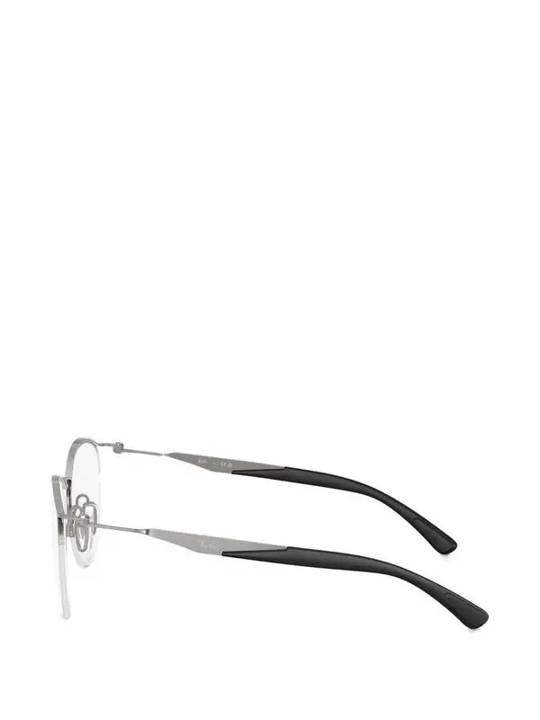 Ray-ban Round-frame Semi-rimless Glasses