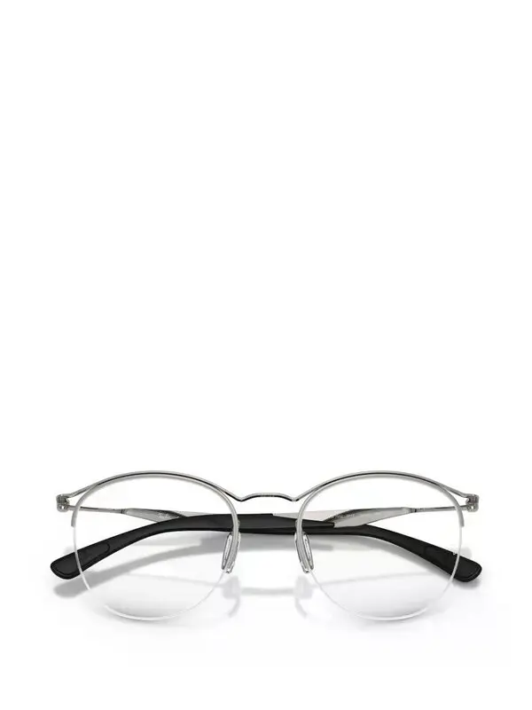 Ray-ban Round-frame Semi-rimless Glasses