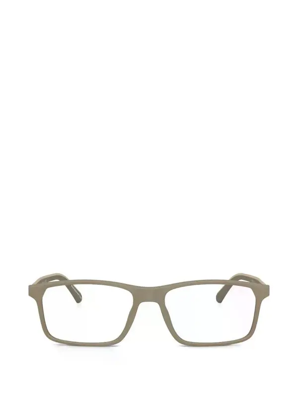 Emporio Armani Rectangle-frame Glasses - Neutrals