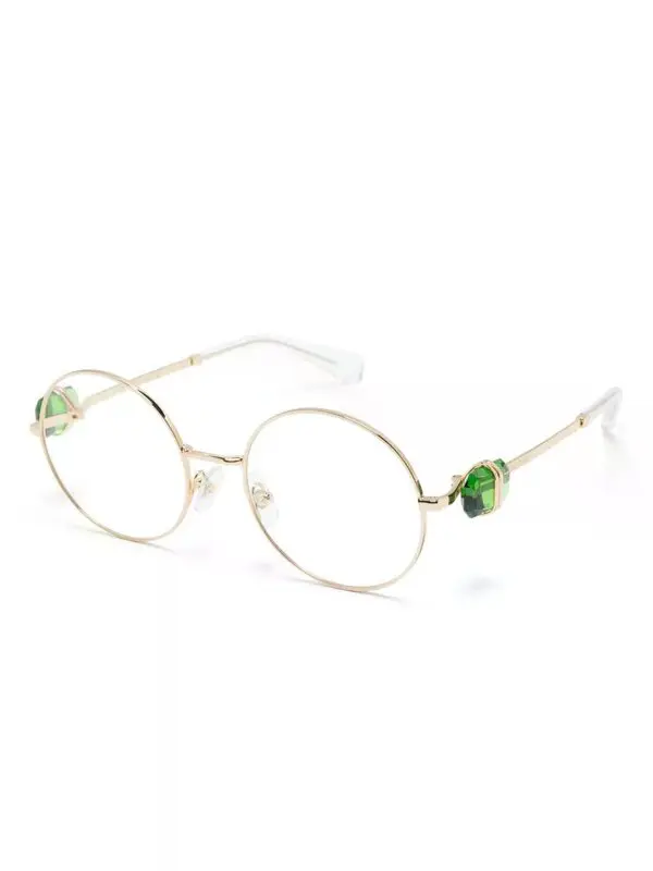 SWAROVSKI Sk1001 Round-frame Glasses