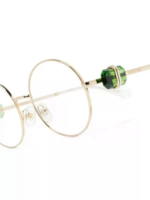 SWAROVSKI Sk1001 Round-frame Glasses