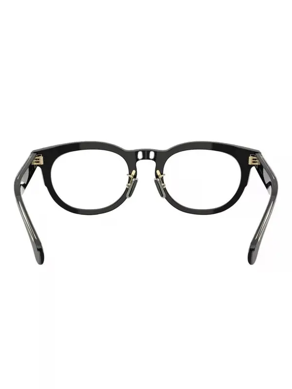 Moncler Gold-detail Round Frames