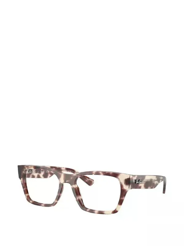 Ray-ban Havana Square-frame Glasses - Brown