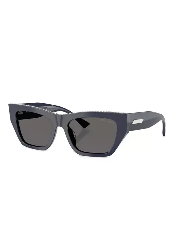 JIMMY CHOO Crystal-embellished Cat-eye Sunglasses