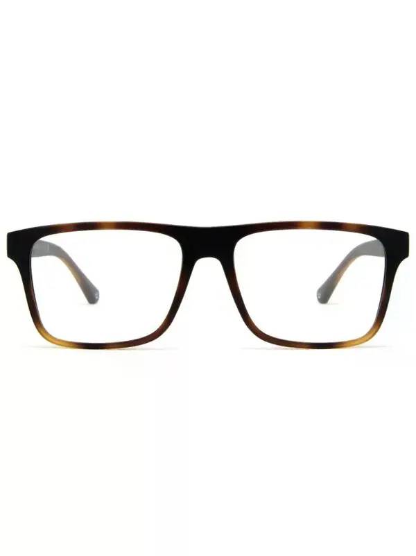 Emporio Armani Tortoiseshell-effect Glasses