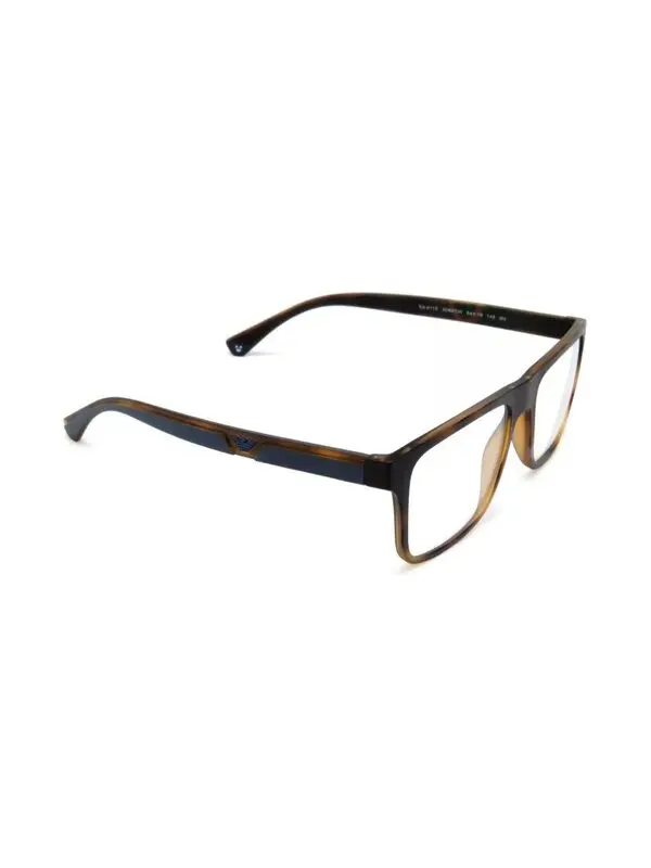 Emporio Armani Tortoiseshell-effect Glasses