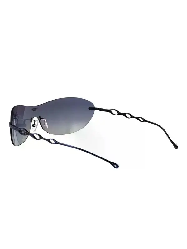 DIESEL® Rimless Oval-frame Sunglasses