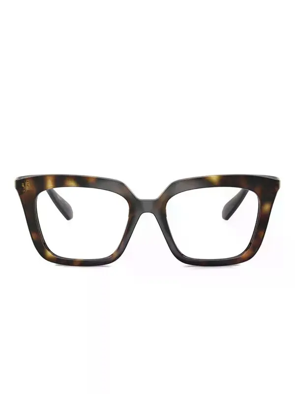 SWAROVSKI Tortoiseshell Cat-eye Glasses - Brown