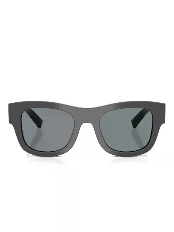Dolce & Gabbana Logo-detail Square-frame Sunglasses - Grey