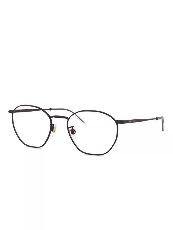 Giorgio Armani Geometric-frame Glasses - Purple