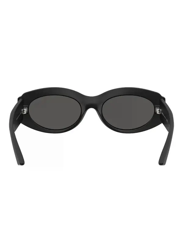 JIMMY CHOO Sue Oval-frame Sunglasses
