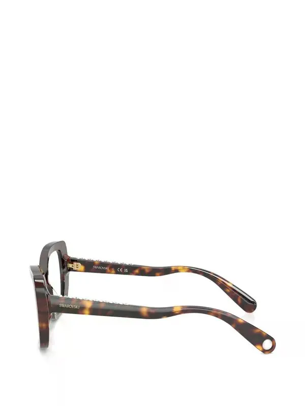 SWAROVSKI Cat-eye Glasses - Brown