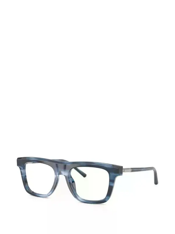 Dolce & Gabbana Striped Square-frame Glasses