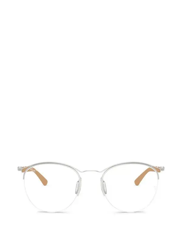 Ray-ban Round-frame Glasses - Silver